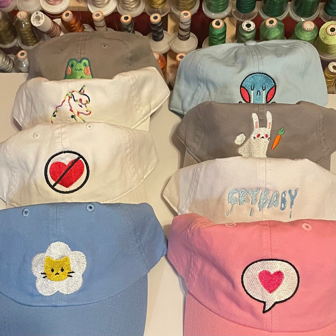 Small Defects B Grade Embroidered Hats W/ Adjustable Strap Back, Adult ...