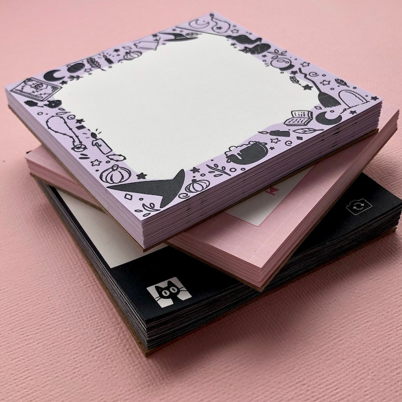 Music Album Cover Memo Pad Handmade Stationery Notepads | Etsy