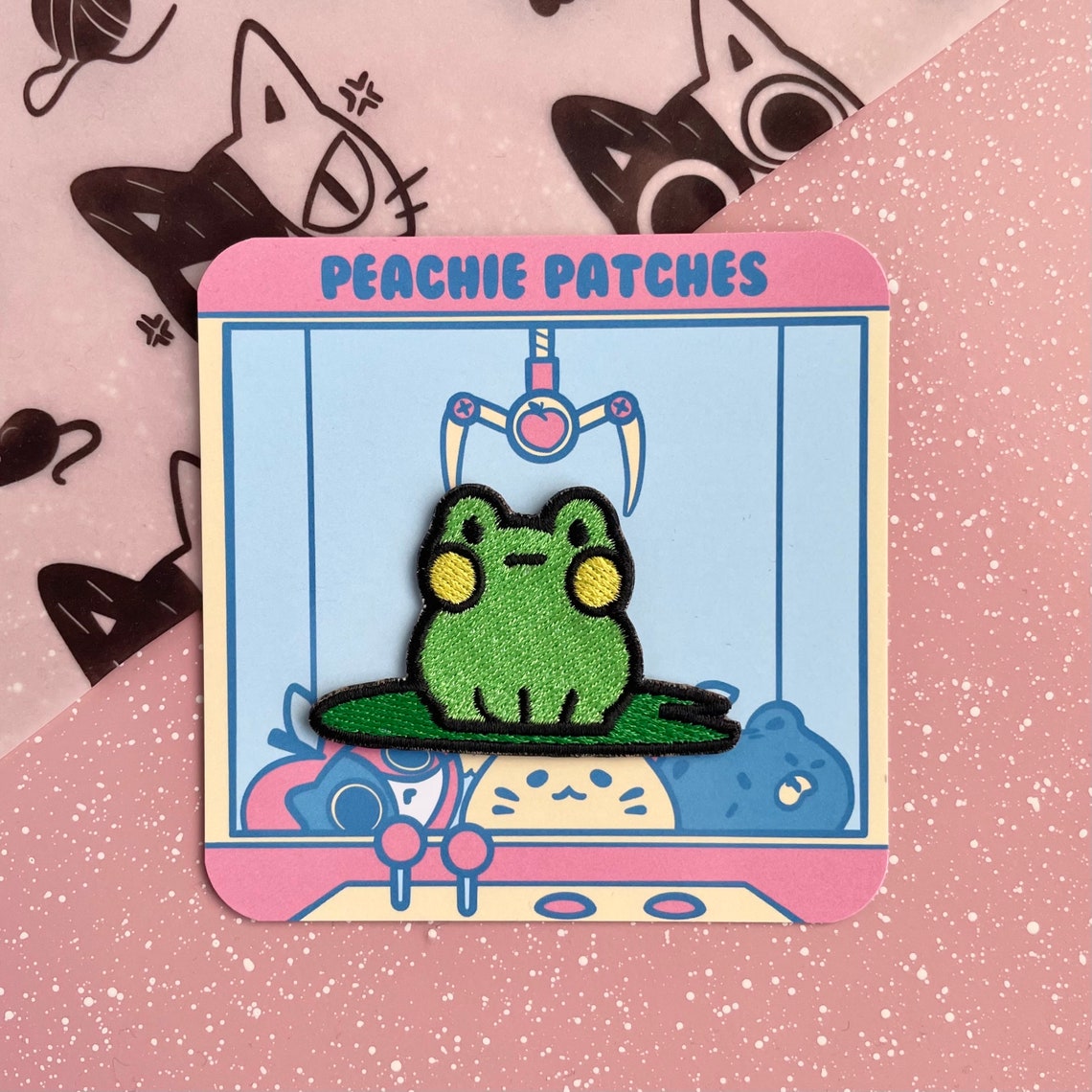 Cute Frog Iron on Patch for Clothes, Backpacks, Bags, Etc. Kawaii ...