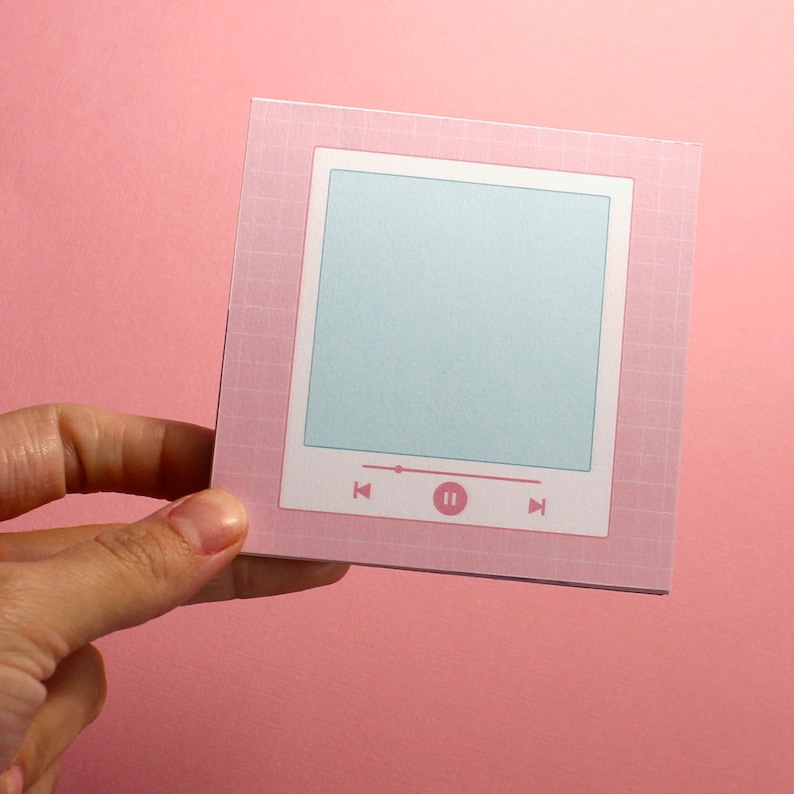 Music Album Cover Memo Pad Handmade Stationery Notepads | Etsy