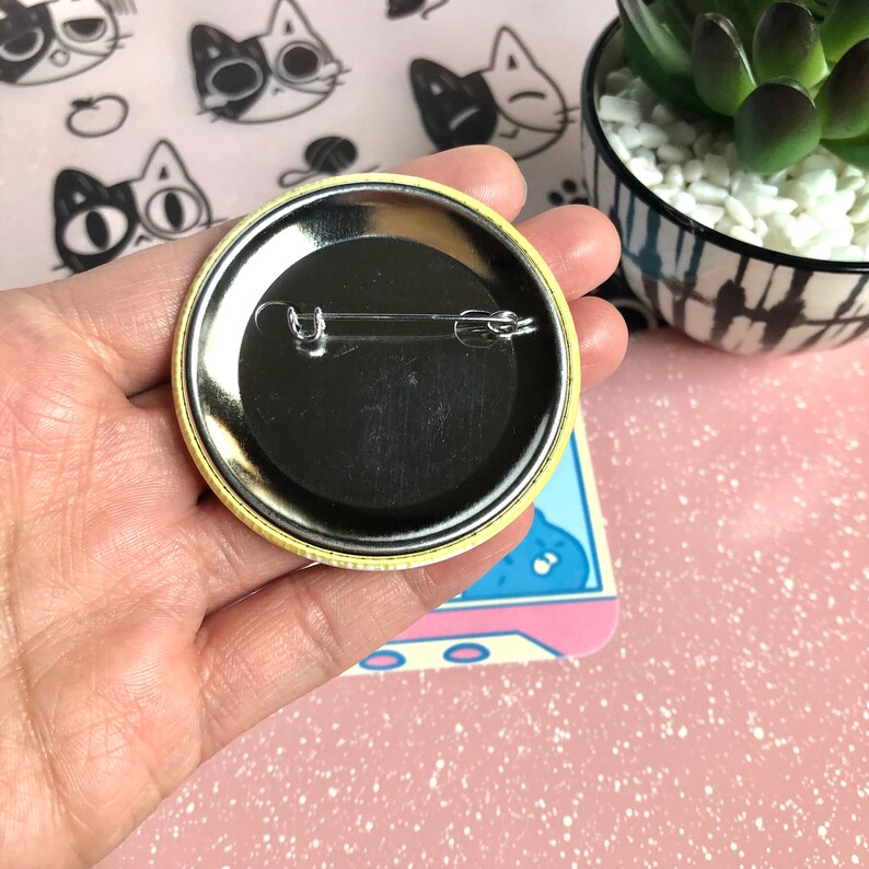 No Thoughts Head Empty Frog Button Pin Pin Back Buttons | Etsy