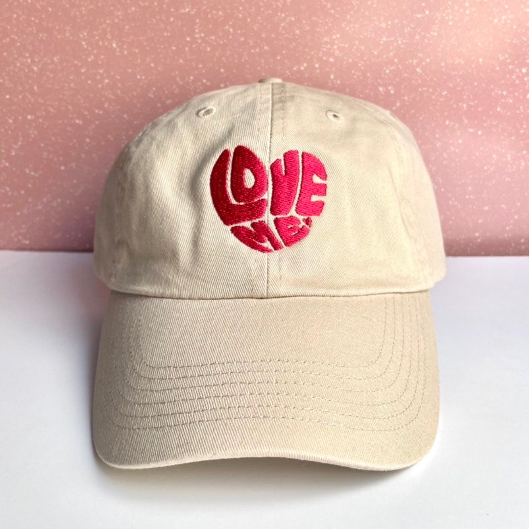 Love Me Embroidered Hat With Adjustable Strap Back, Adult Unisex, Soft ...
