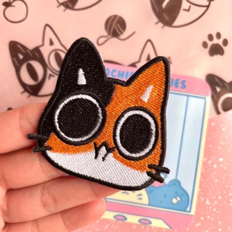 Calico Cat Iron on Patch for Clothes Backpacks Hats Bags - Etsy