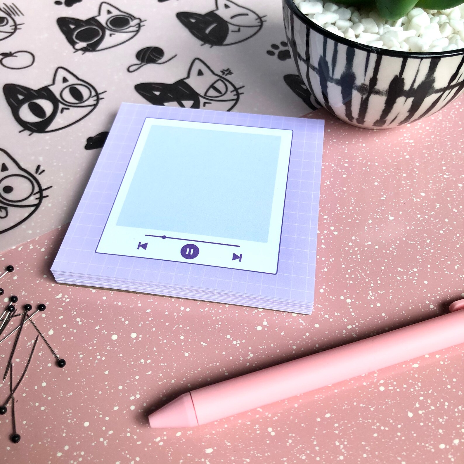 Music Album Cover Memo Pad Handmade Stationery Notepads | Etsy