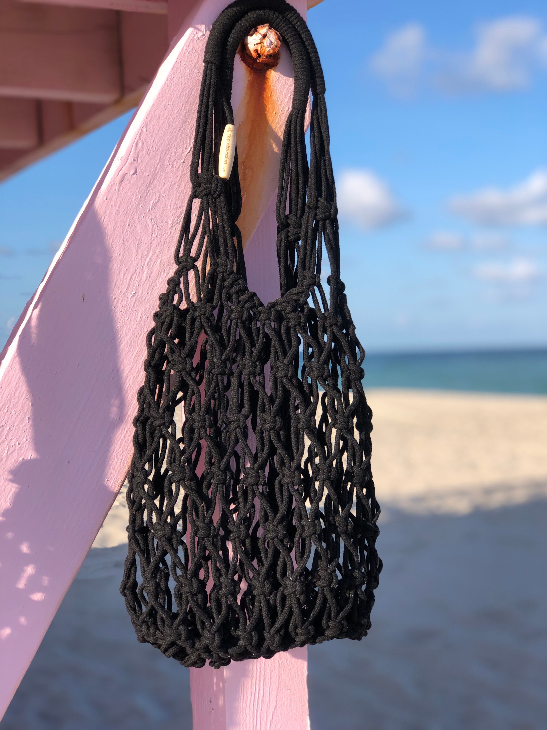 Macrame bolso hecho a mano para las mujeres / regalo boho | Etsy