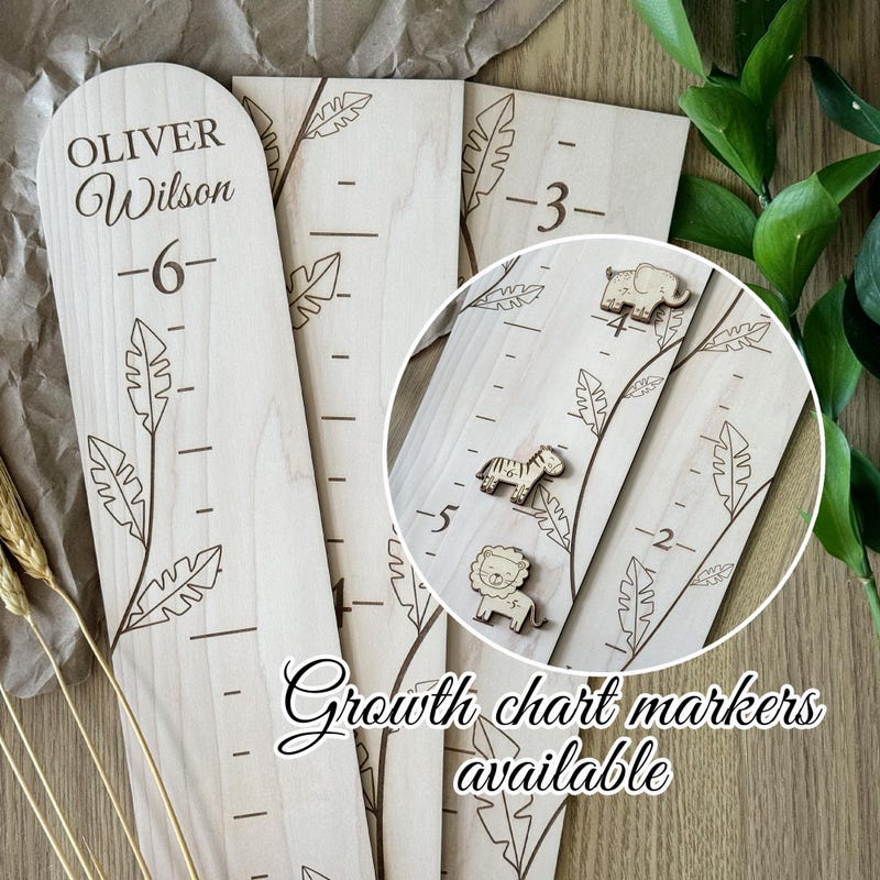 Kids Height Ruler Animal - Etsy