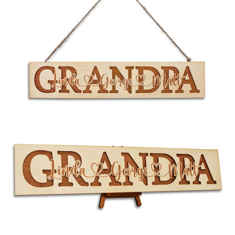 Grandpa Sign - Etsy