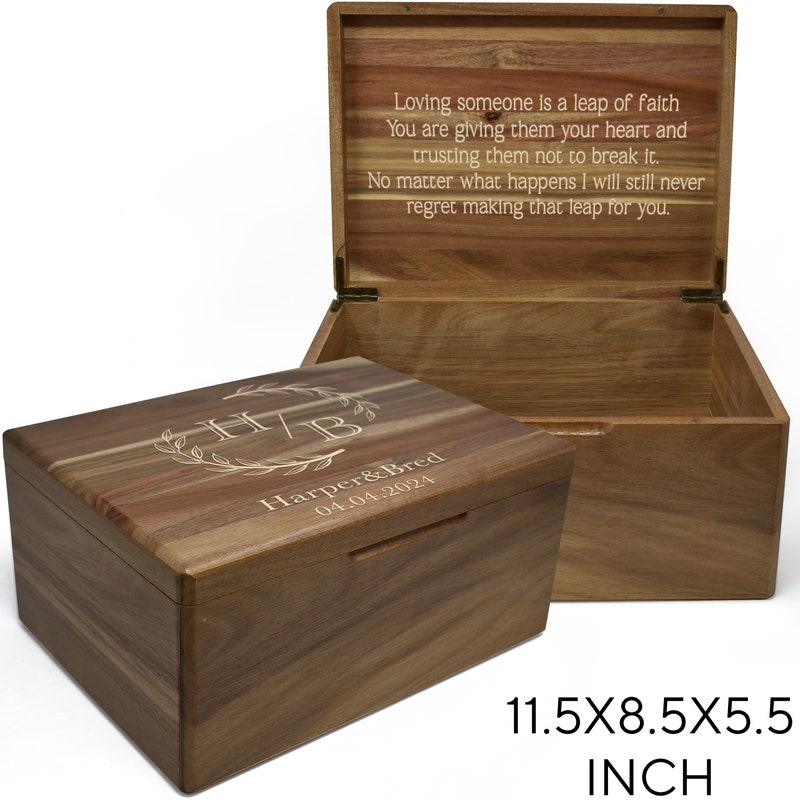 Wedding Keepsake Box - Etsy