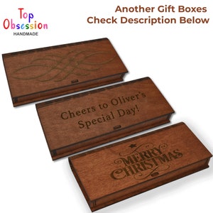 Money Gift Boxes for Cash Birthday With Custom Message - Personalized ...