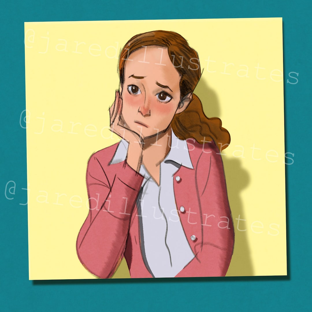 The Office - Pam Beesly Print - Etsy