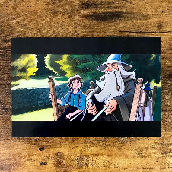 Visiting Wizard Print - Etsy
