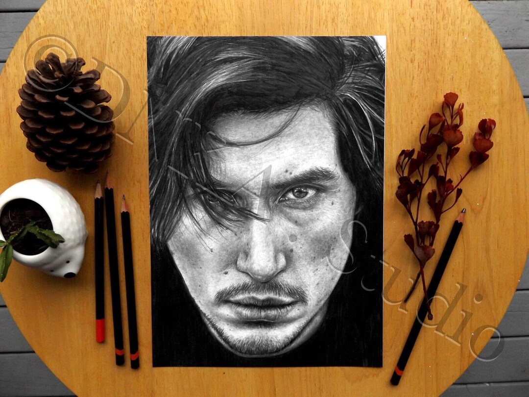 ADAM DRIVER Artwork Print - Etsy