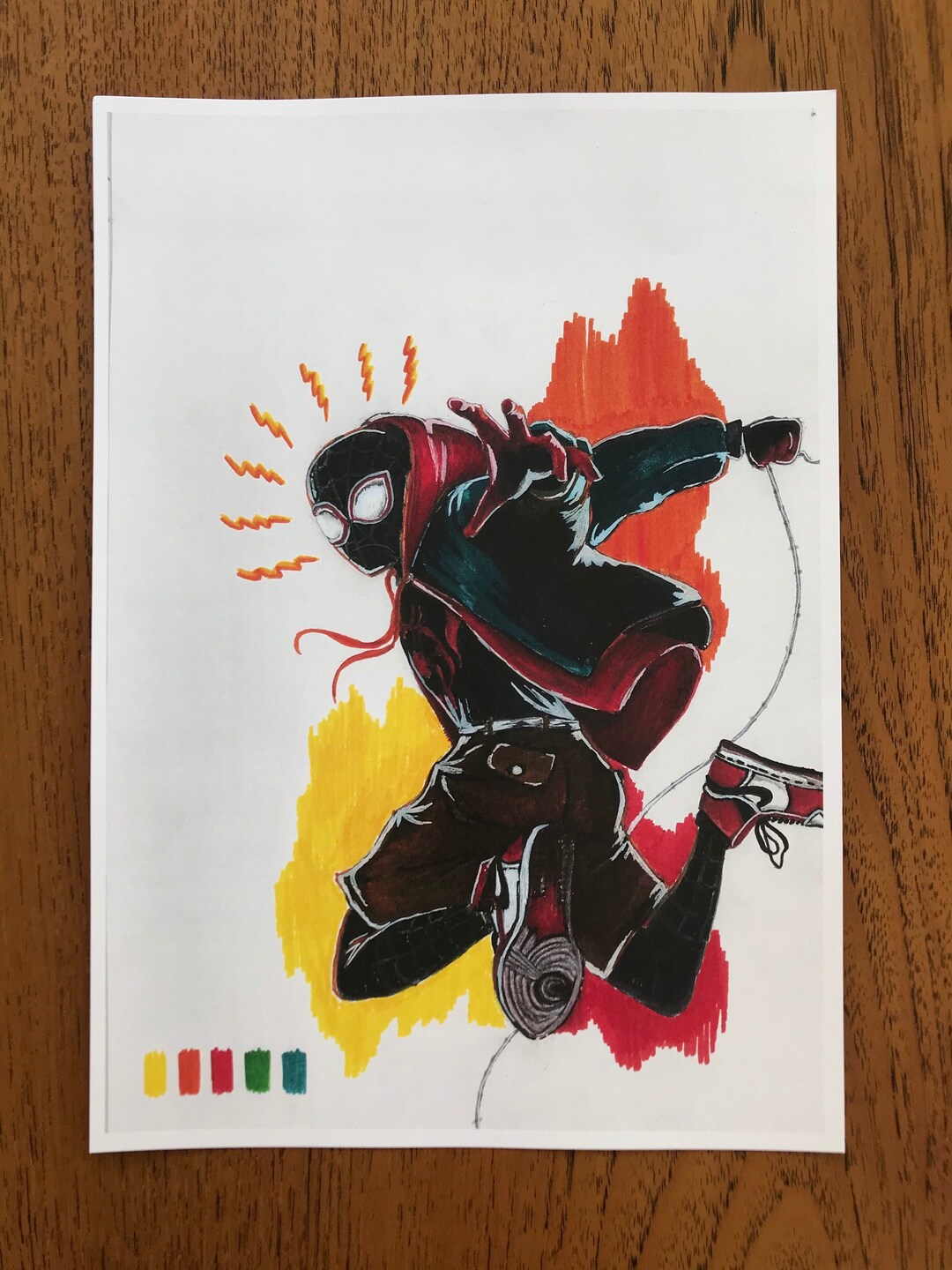 Spider Man Into the Spider Verse Art Print - Etsy