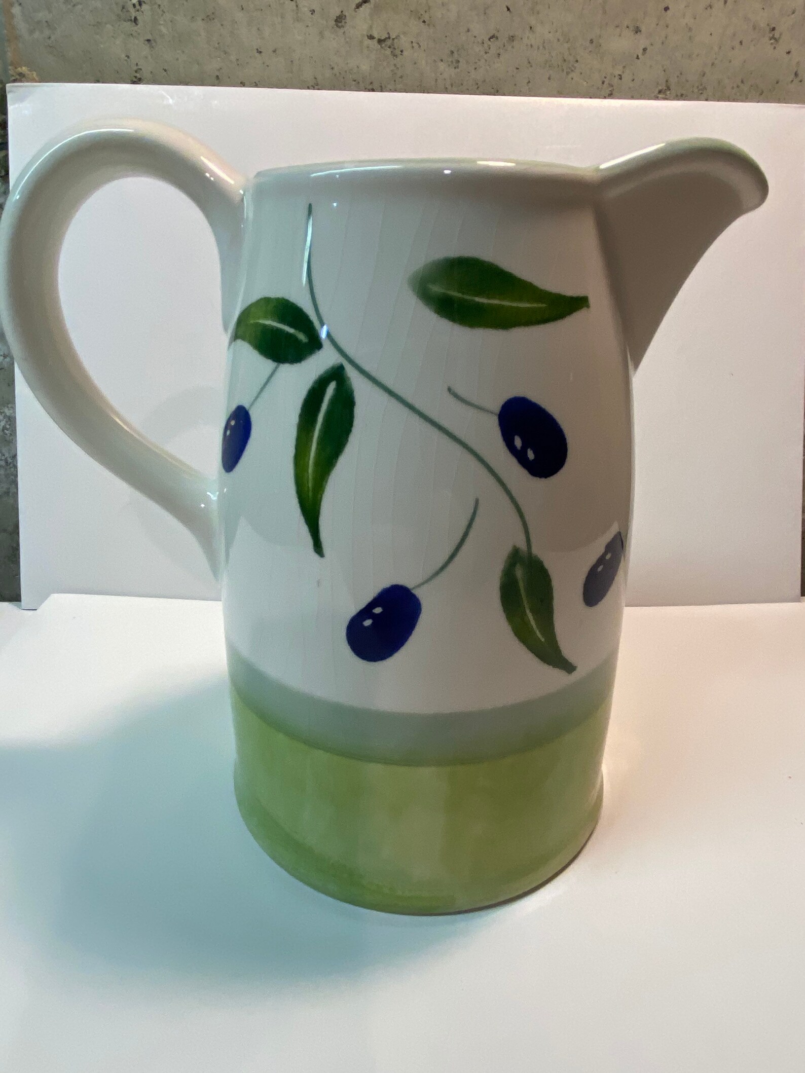 Vintage World Market Large Ceramic Pitcher - Etsy