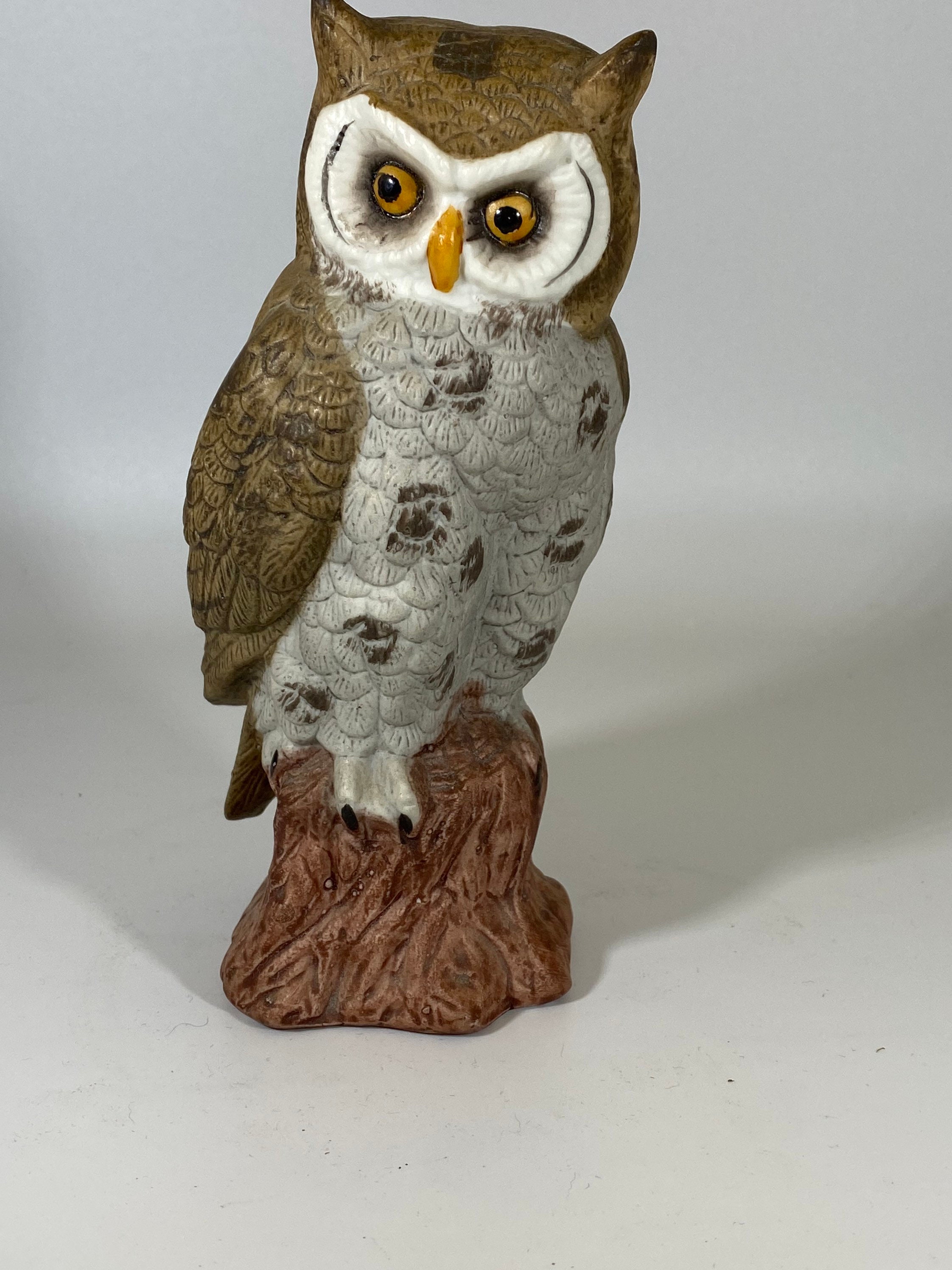 Collectibles Art & Collectibles Hand Painted 2 Vintage Ceramic Owl ...