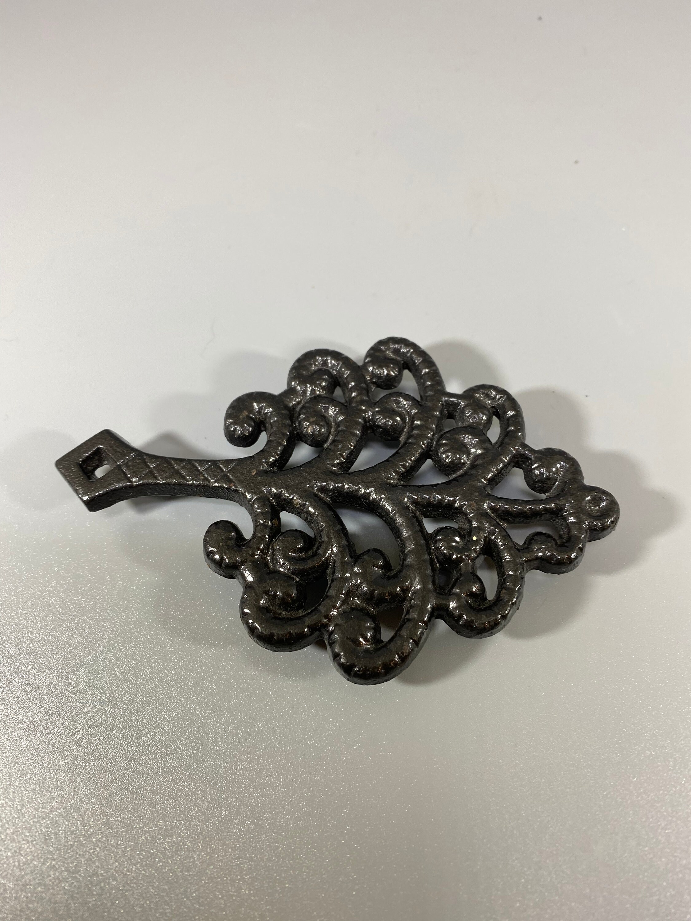 Vintage JZH Cast Iron Family Tree Footed Trivet Wall Hanging - Etsy