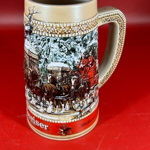 Vintage Budweiser Collector Series Stein - Etsy