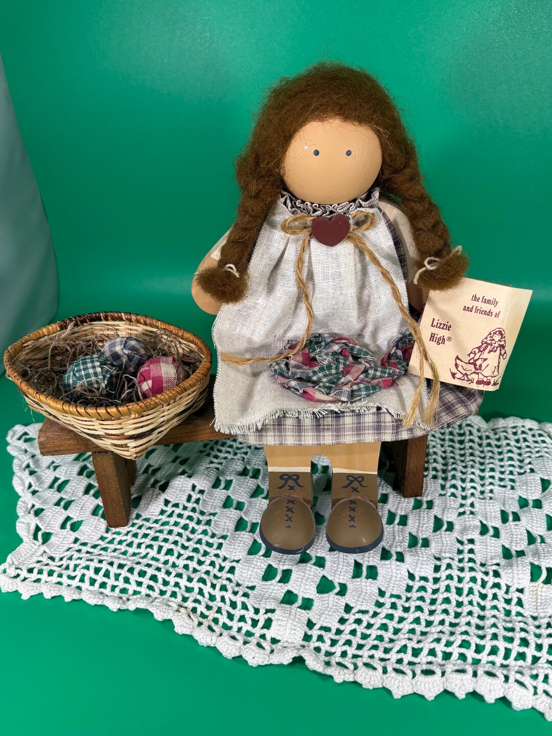 Vintage Lizzy High ( Gretchen High) Folk Art Doll - Etsy