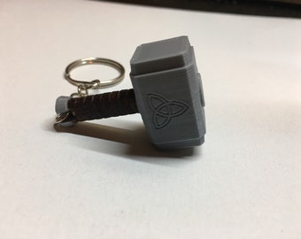 Thor Mjolnir Keychain - Etsy