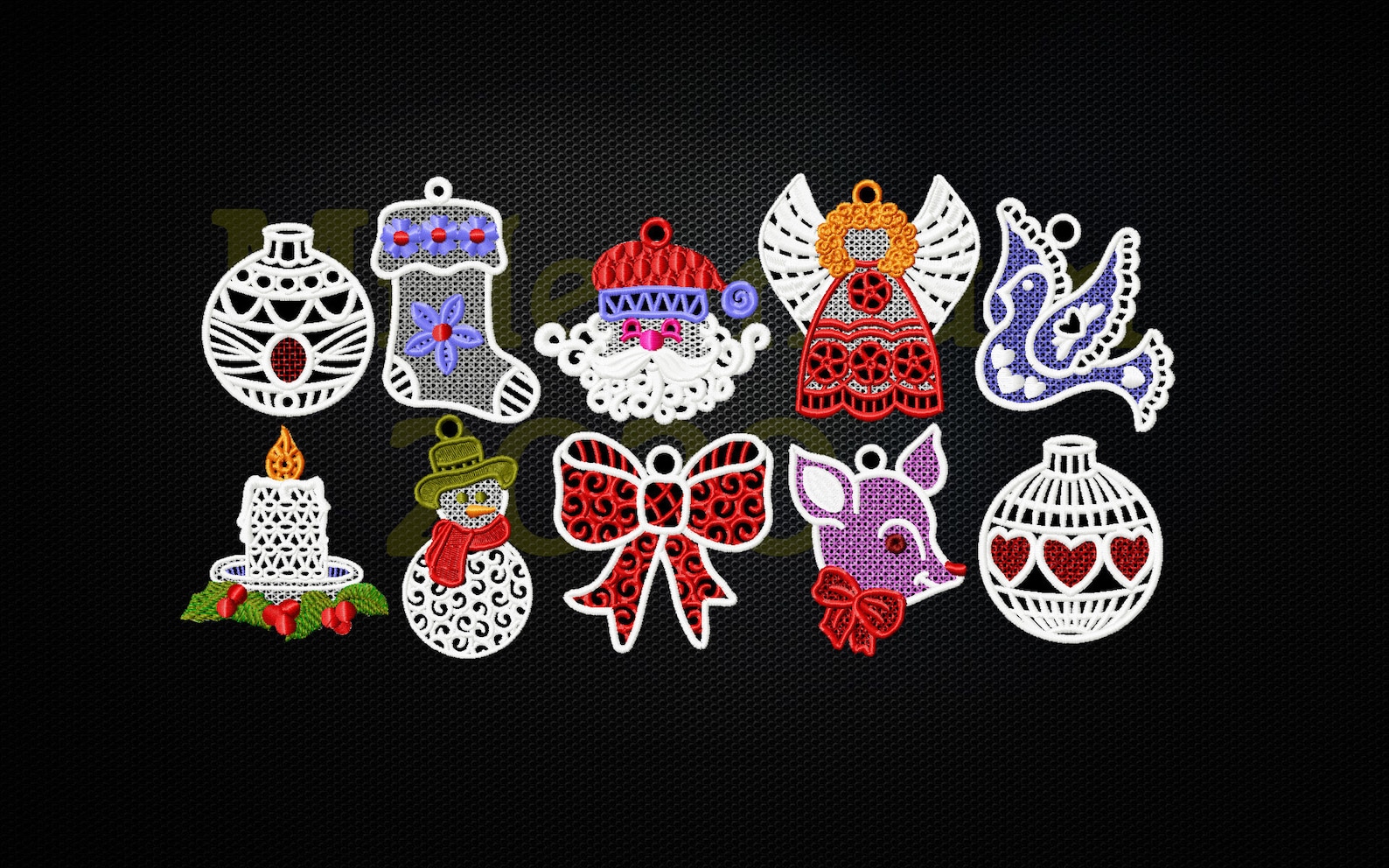 Weihnachten Stickdateien über 100 FSL Stickmuster - Etsy.de