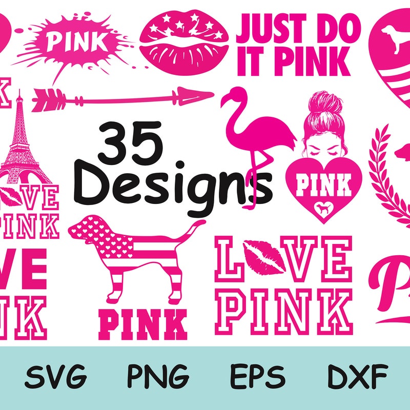 Pink Svg - Etsy