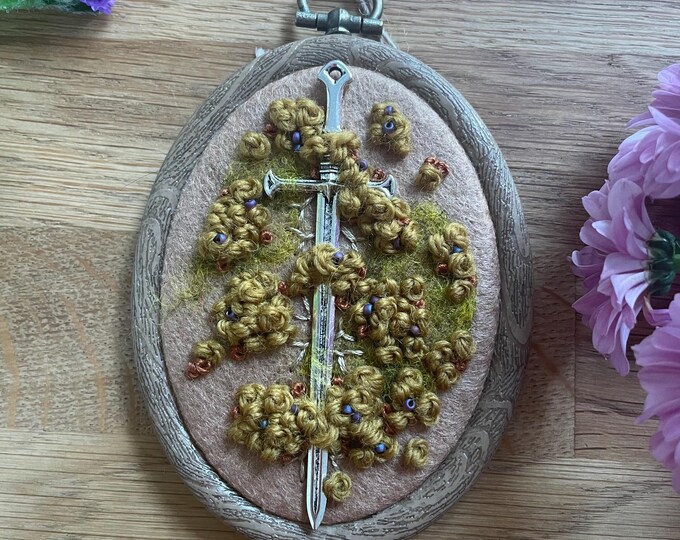 Autumnal Sword Embroidery - Etsy