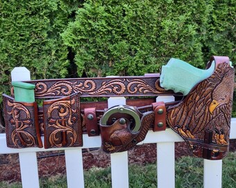 Texas Ranger Belt - Etsy