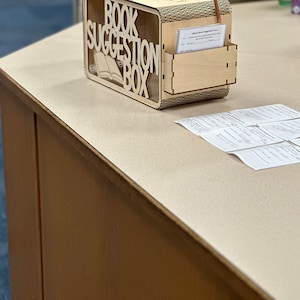 Lasercut Library Book Suggestion Box - Etsy