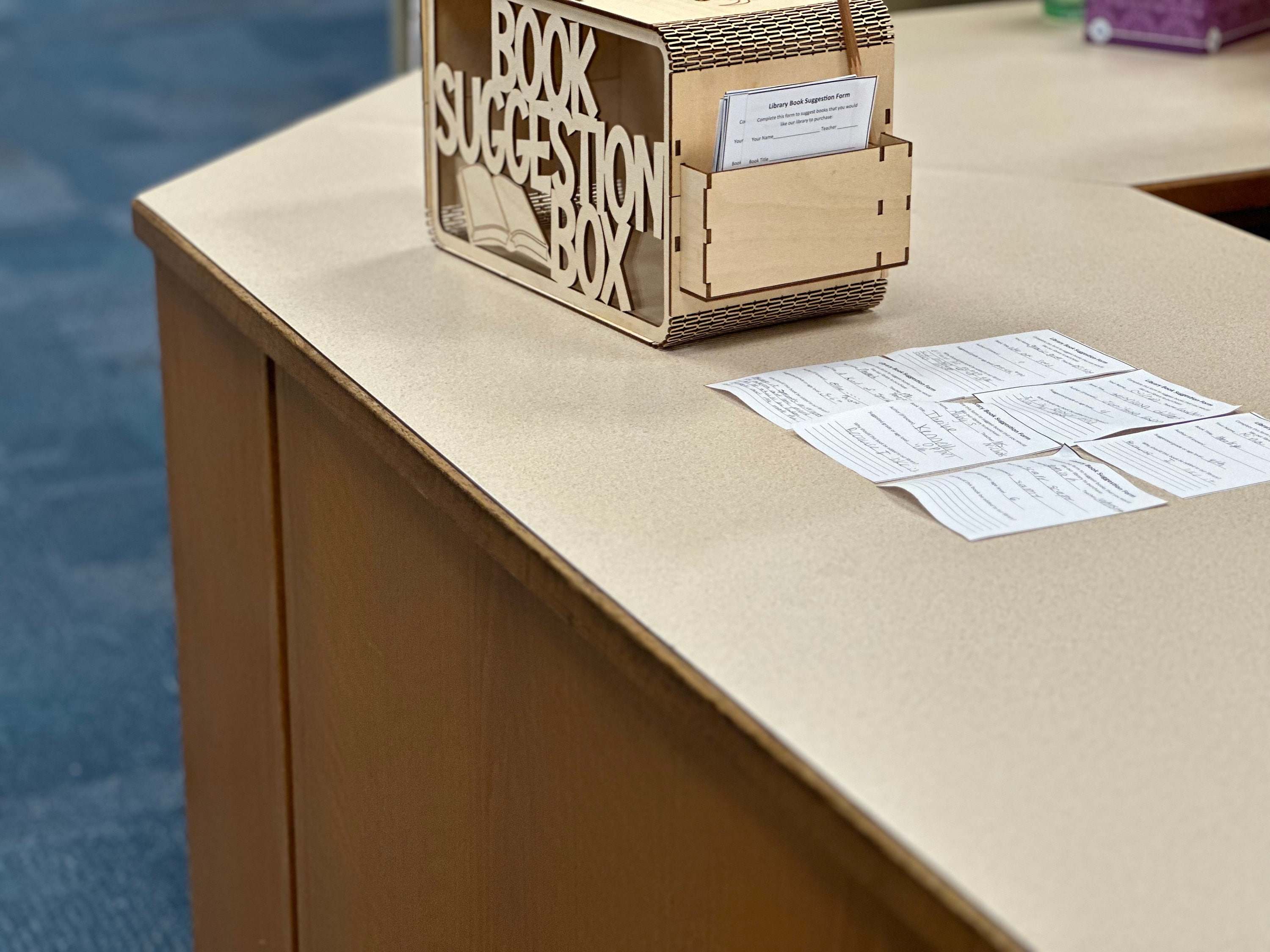 Lasercut Library Book Suggestion Box - Etsy