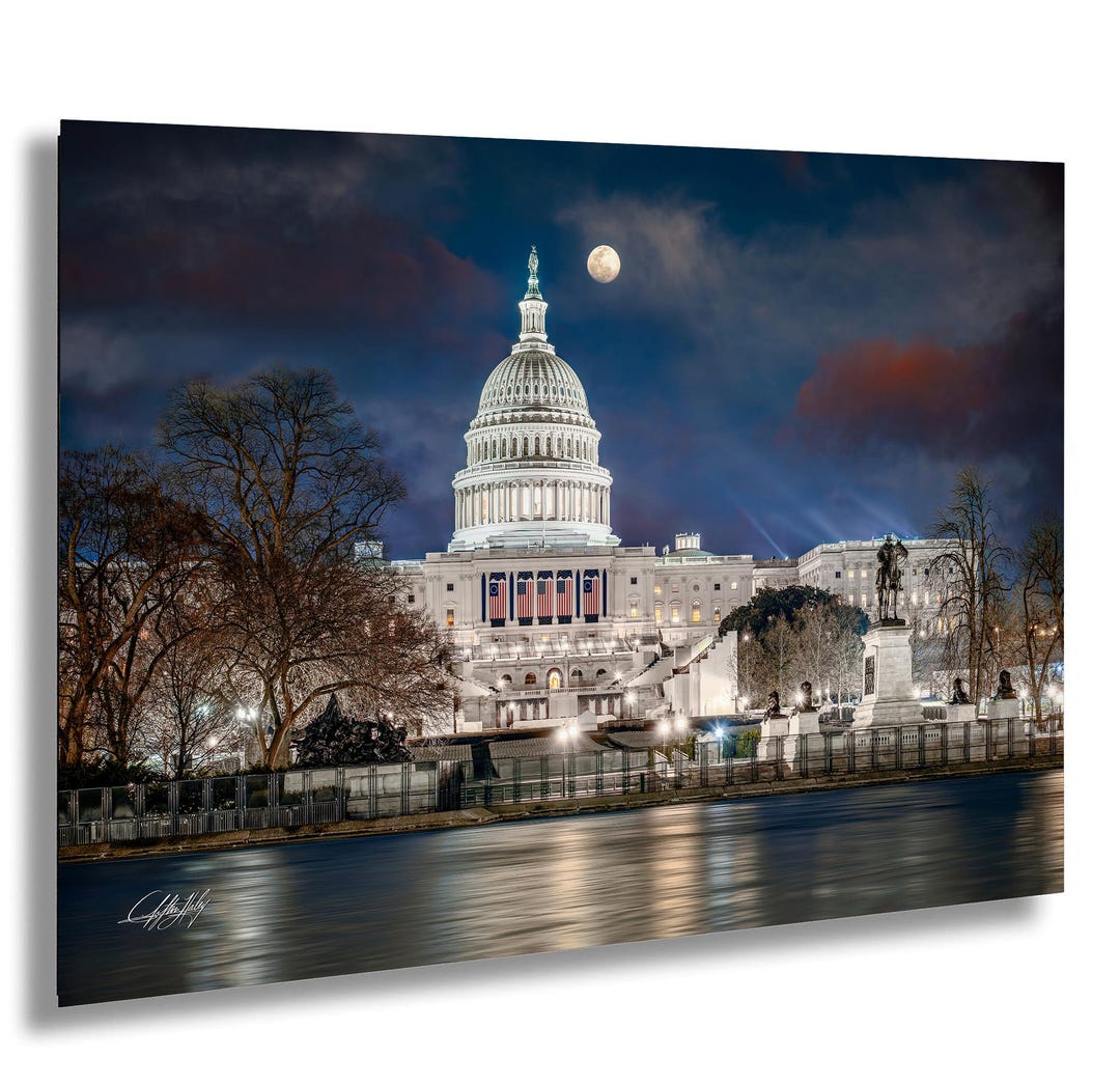 National Park, National Monument, Washington DC, Capitol Building Print ...