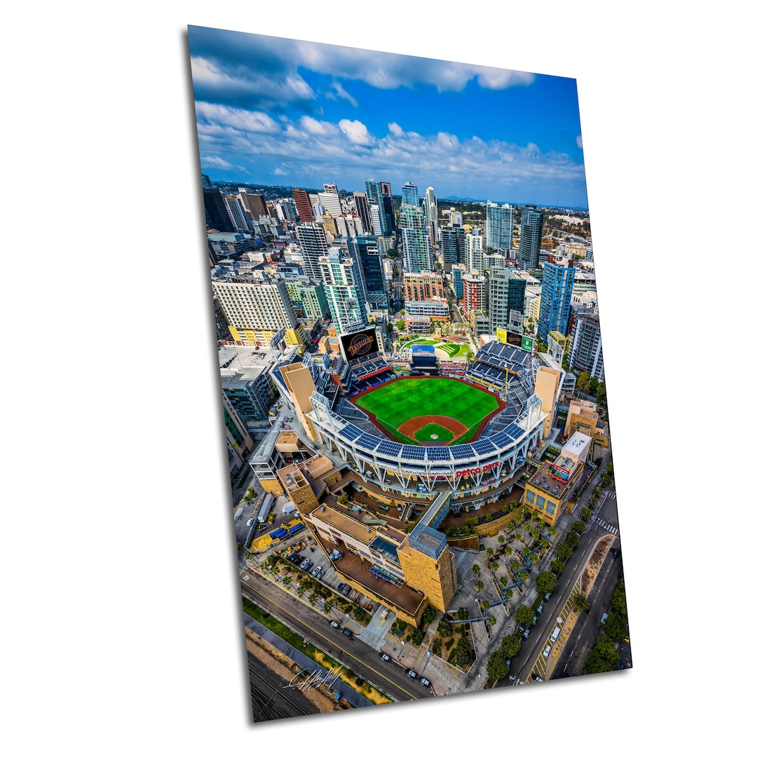 San Diego Padres Stadium Art: Skyline and Petco Park (framed or ...