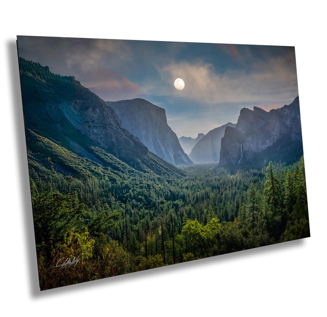 Yosemite Tunnel View Poster, Yosemite Print, Half Dome Poster, Half ...
