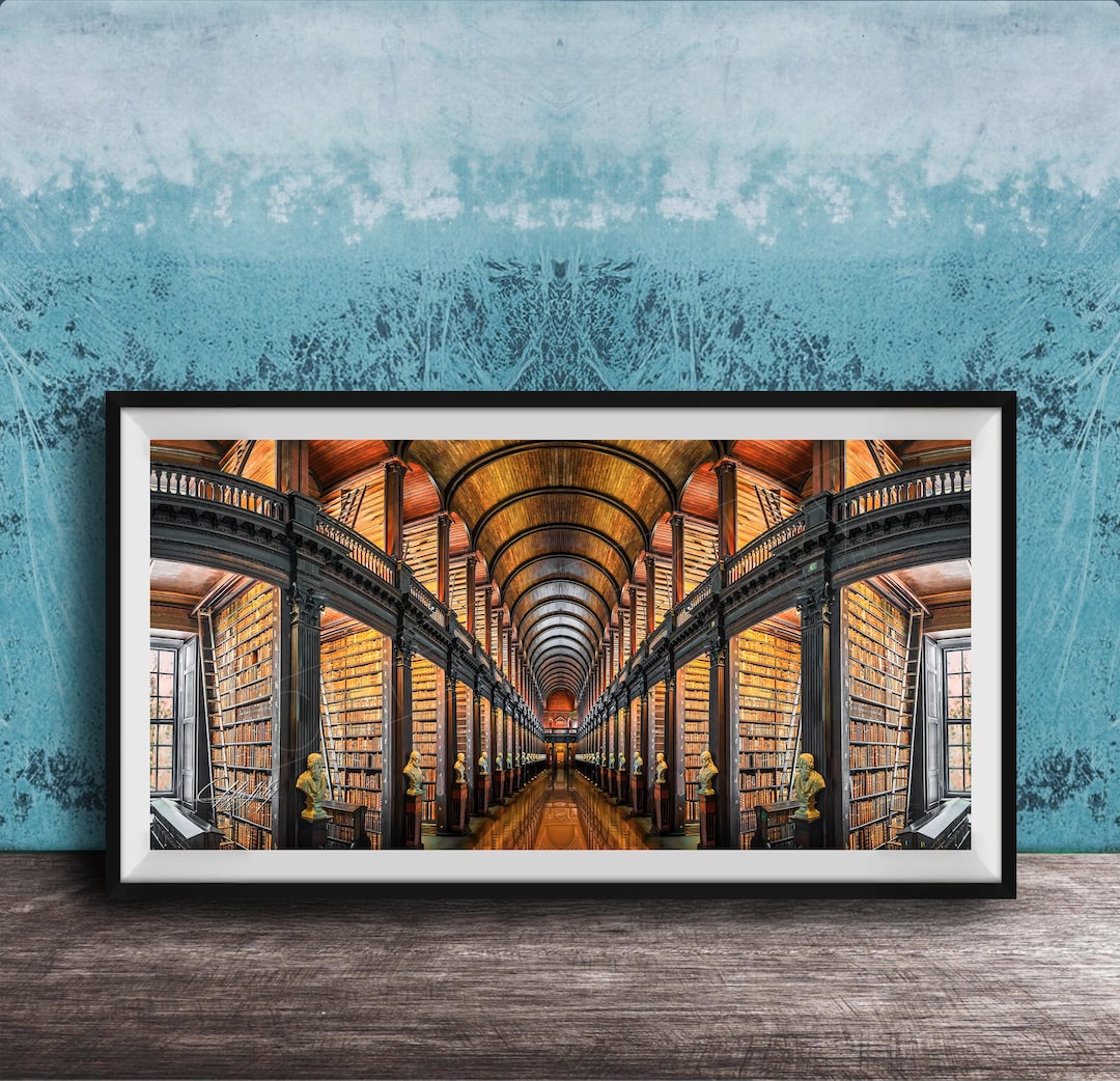 Long Room Library Print: Trinity College Dublin - Historic Wall Art - Etsy
