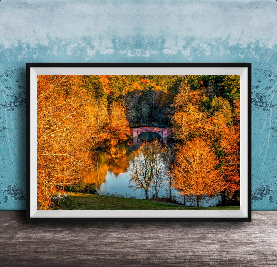 Biltmore Estate Print: Autumn Lake Scene (rustic Cabin Decor) - Etsy
