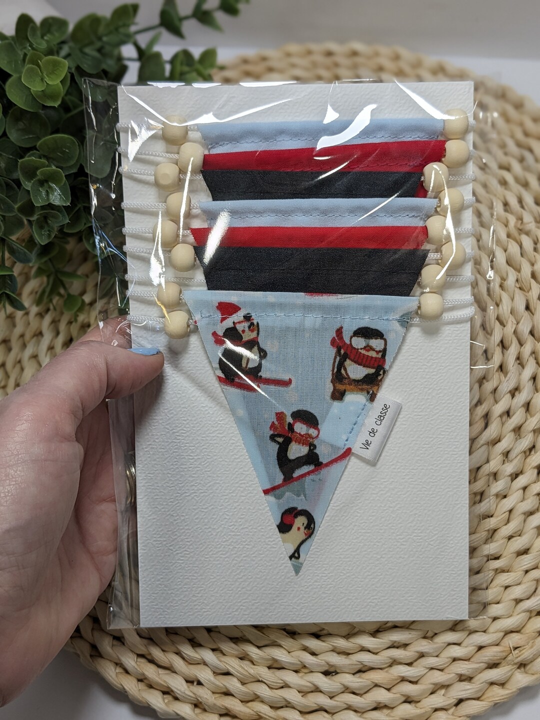 PENGUINS: Banner Colorful Triangle Banner to Hang Ecological - Etsy