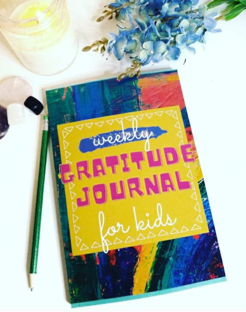 WEEKLY GRATITUDE JOURNAL for Kids for Ages 5-12 Healthy | Etsy