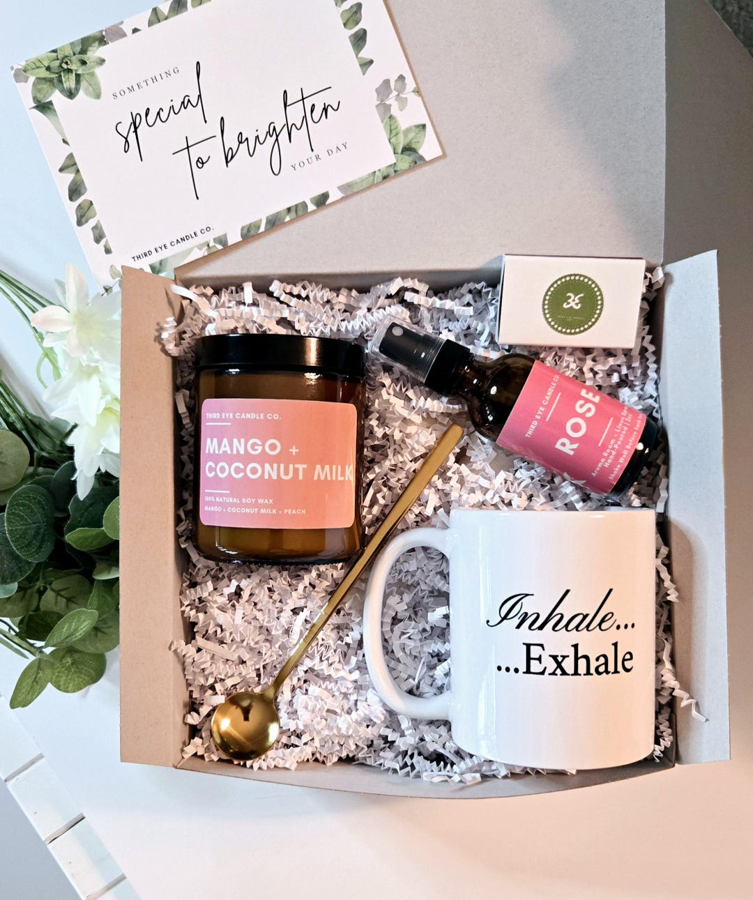 THINKING OF YOU Gift Box Set | Self-care Care Package | Soy Candle ...