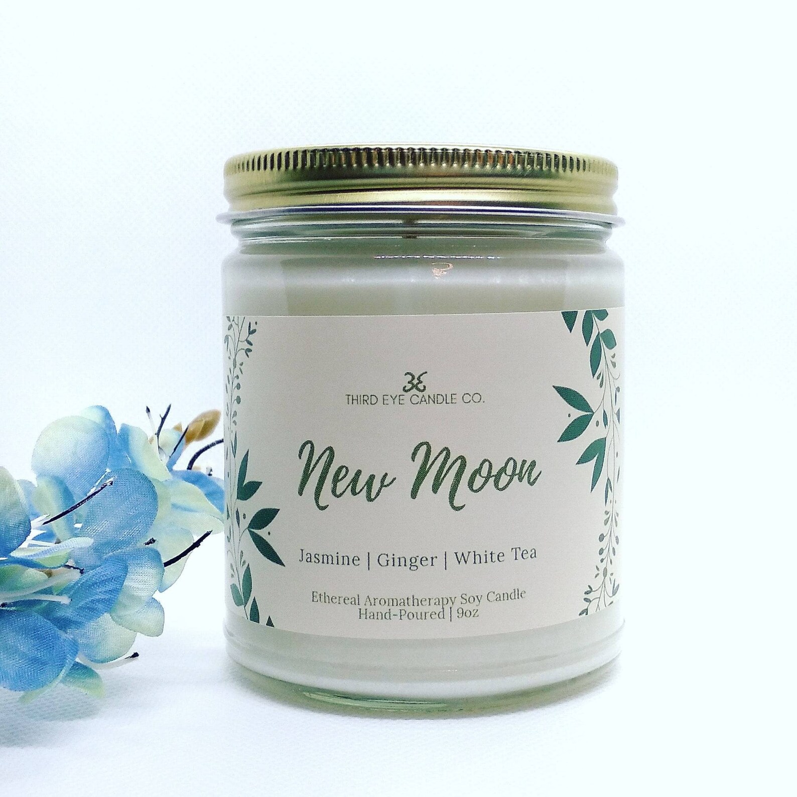 NEW MOON Jasmine Ginger White Tea Ethereal Aromatherapy | Etsy