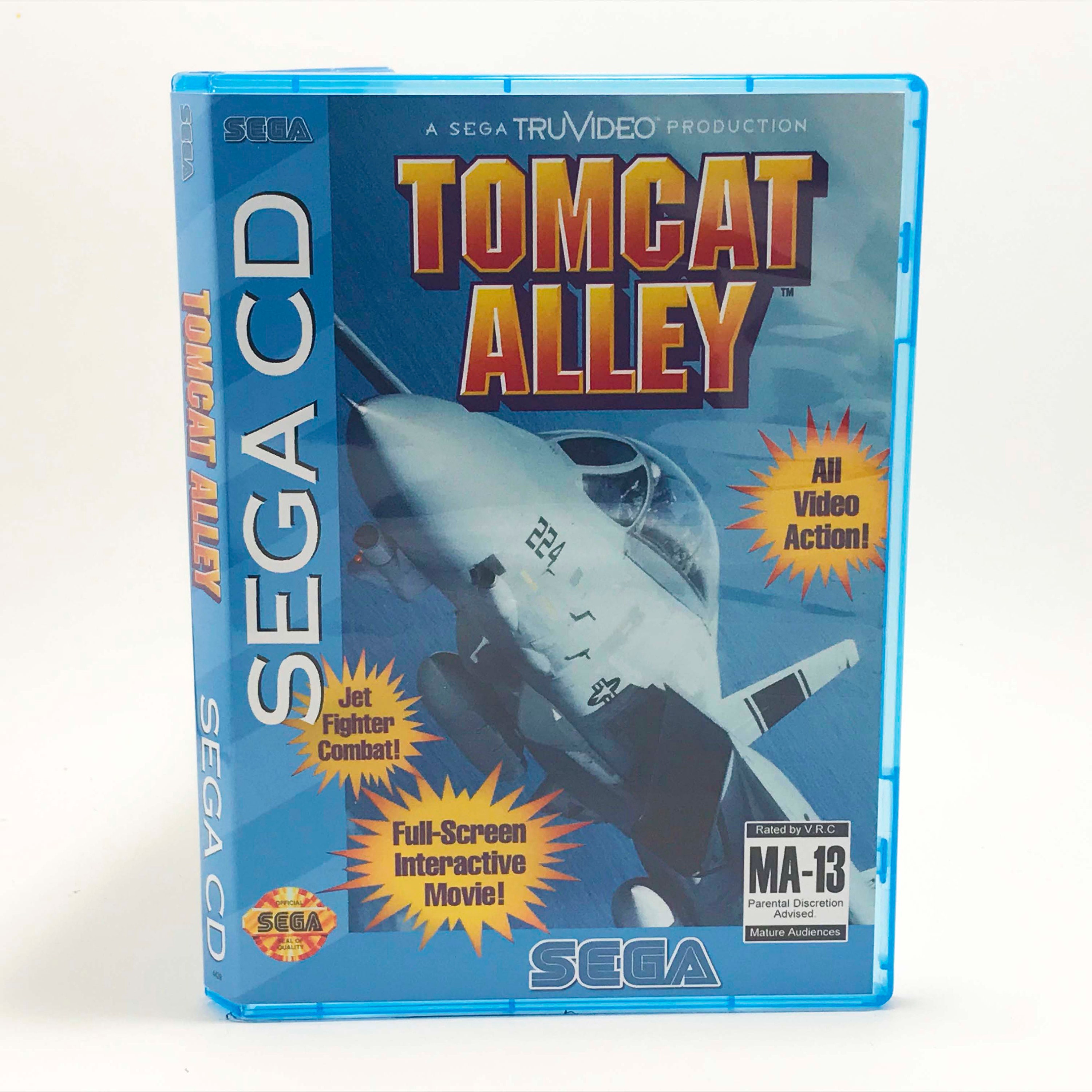 Sega CD Custom Case NO GAME Tomcat Alley Art & Collectibles Digital Prints etna.com.pe