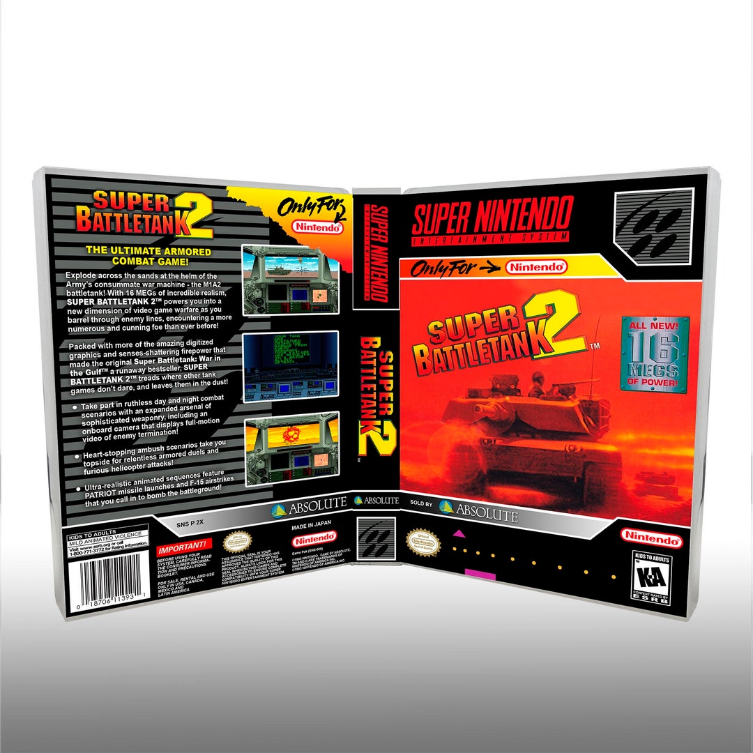 SNES UGC No Game Super Battle Tank 2 - Etsy