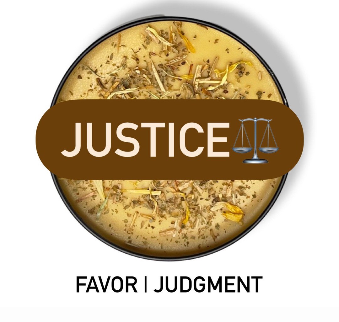 Justice Spell Candle - Etsy