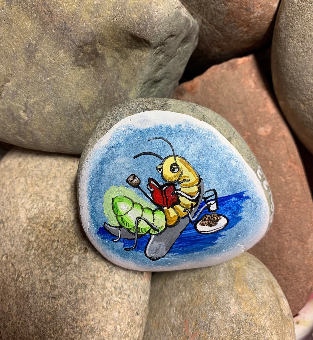 Bookworm With Its Own Reading Light - Etsy