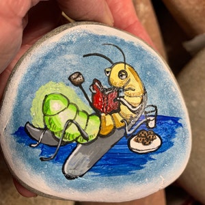 Bookworm With Its Own Reading Light - Etsy