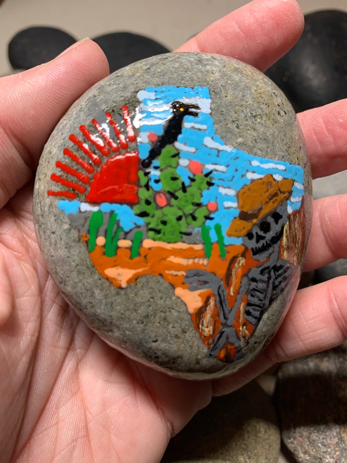 Texas Skeleton - Etsy