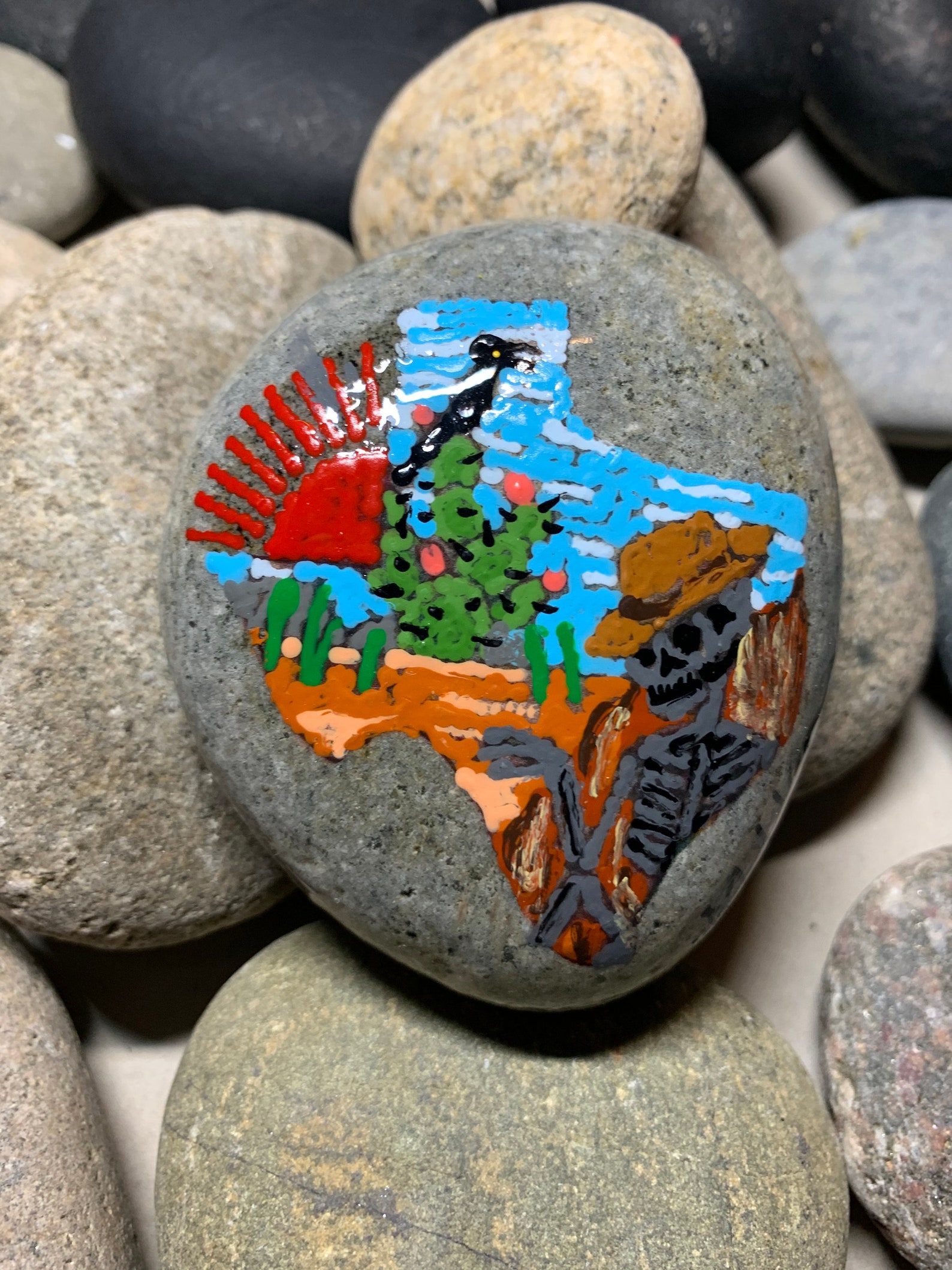 Texas Skeleton - Etsy