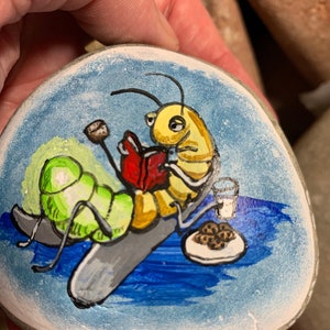 Bookworm With Its Own Reading Light - Etsy