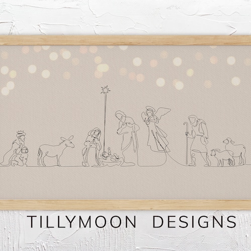 Nativity Scene Samsung Frame TV Art Instant Download - Etsy