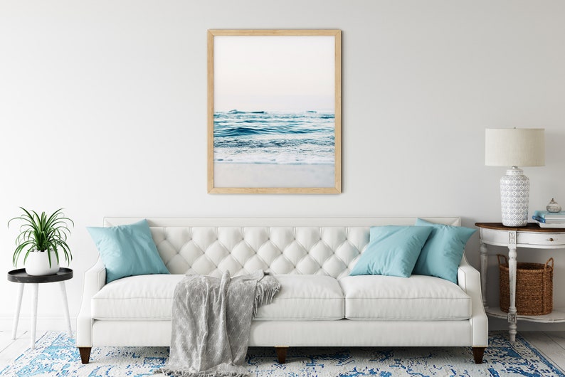 Pastel Beach Print Beach Printable Ocean Surf Printable Art | Etsy