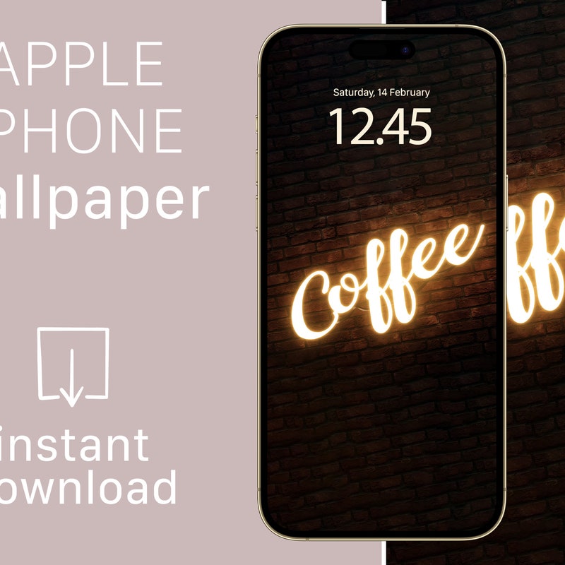 Coffee Wallpaper - Etsy