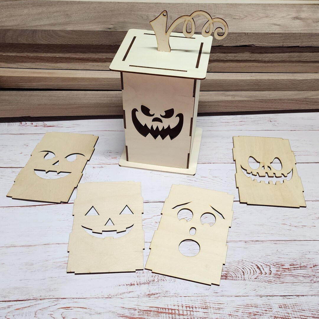 Wooden Jack O Lantern - Etsy
